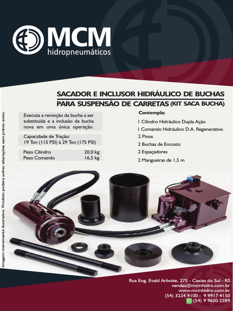 Kit Saca Bucha Carretas | PDF