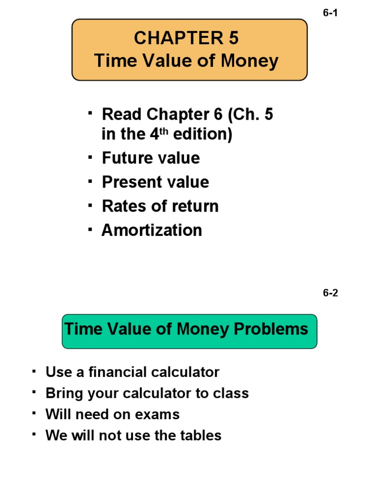 Chapter 6 | Download Free PDF | Present Value | Interest