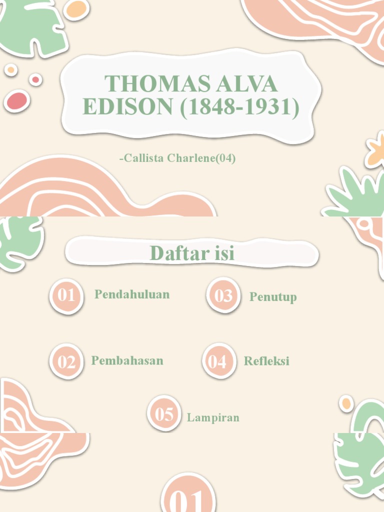 Thomas Alva Edison | PDF | Seni