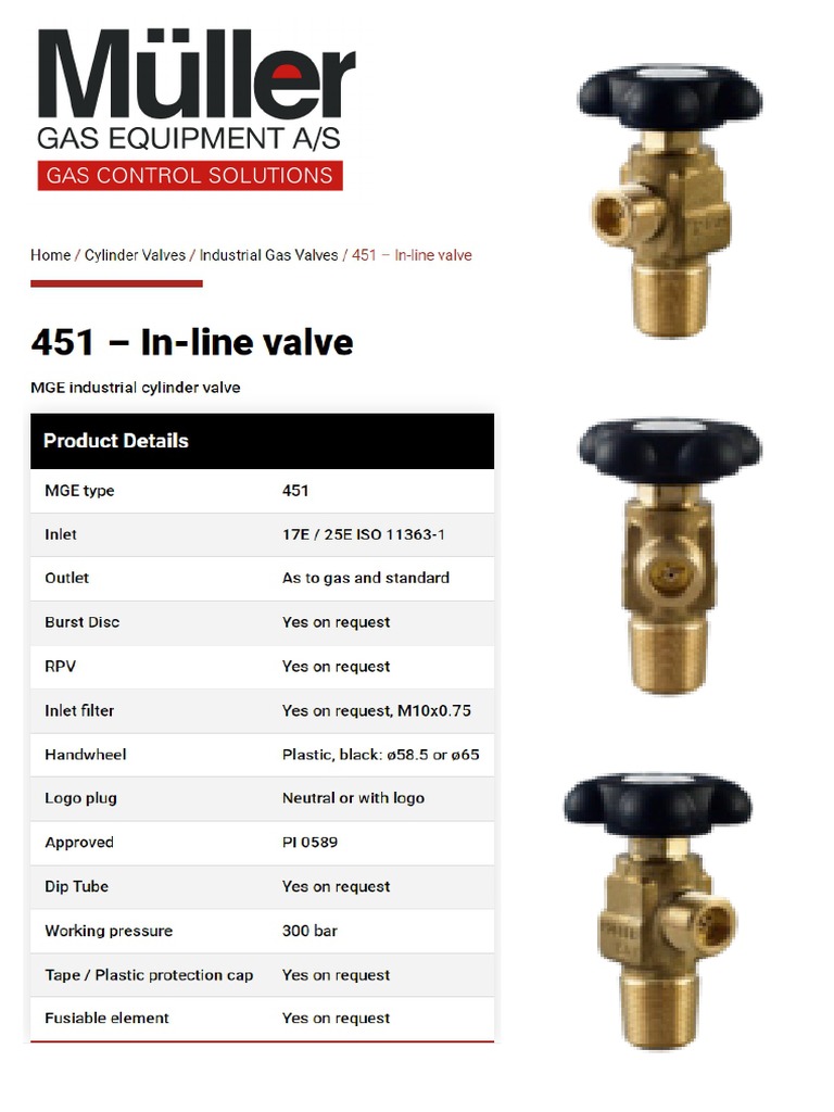 Muller Valves Brochure | PDF