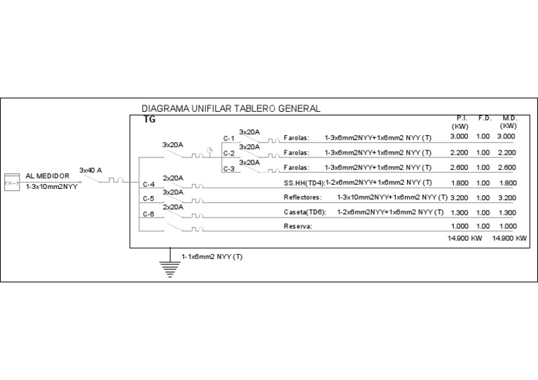 Diagrama Unifilar | PDF