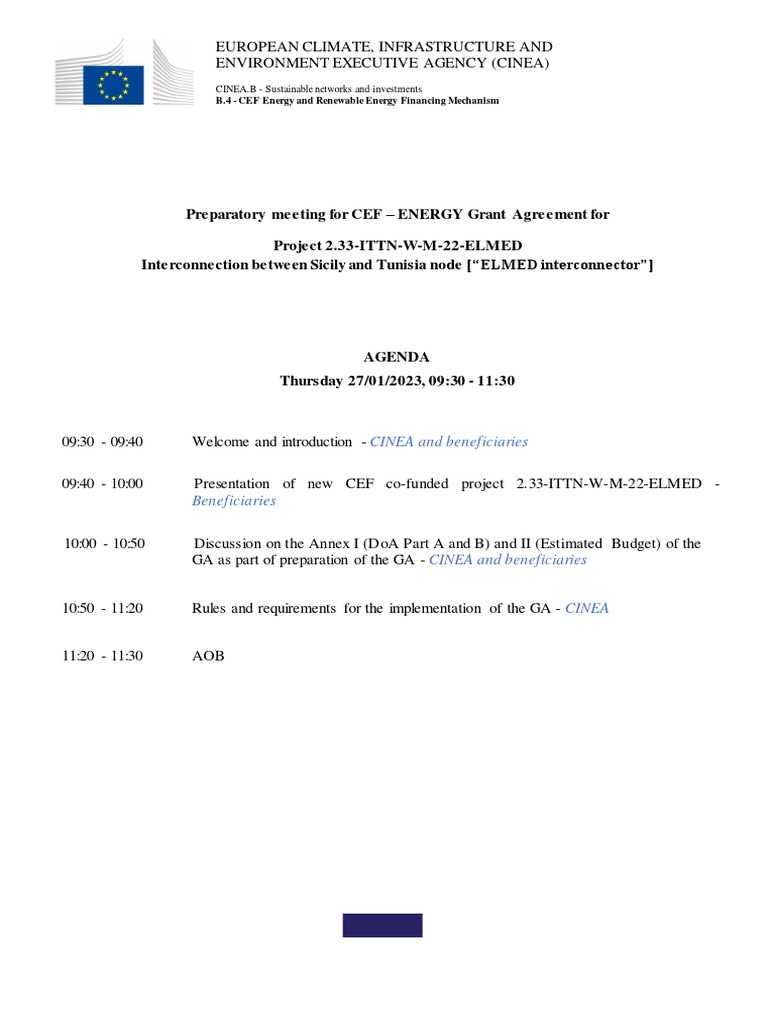 Annex III - Agenda | PDF