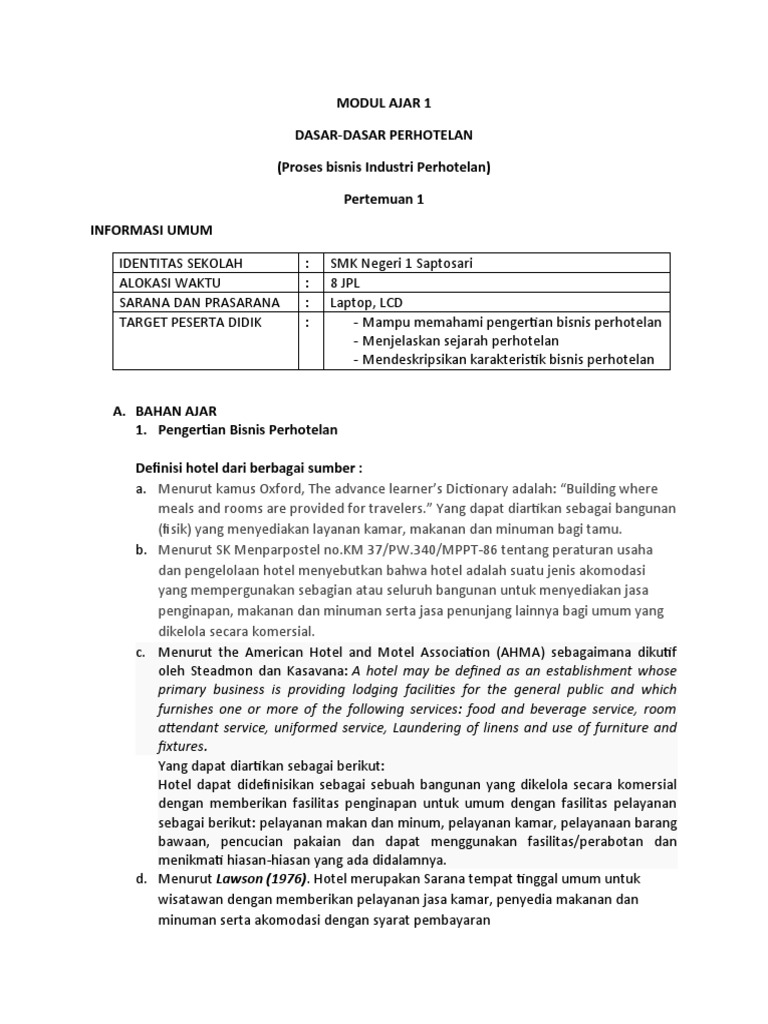 Materi Daspro - Chapter 1 | PDF