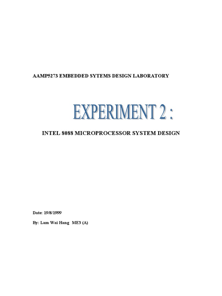 8088 | PDF | Central Processing Unit | Electronic Circuits