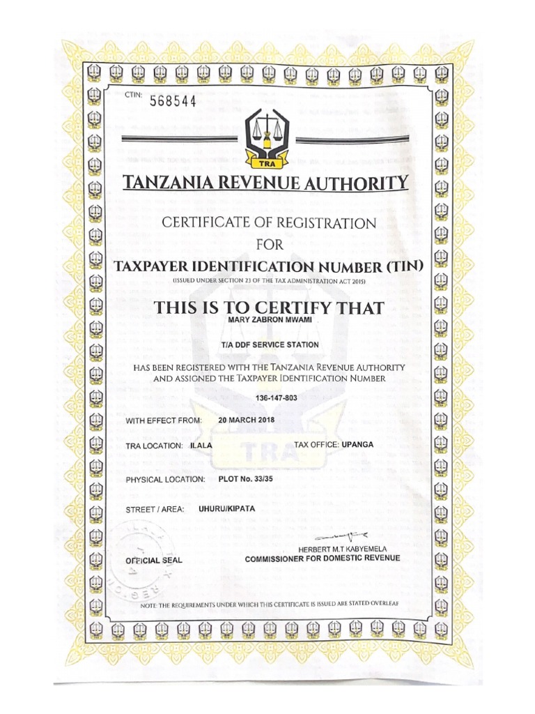 Tanzania Revenue Authority | PDF