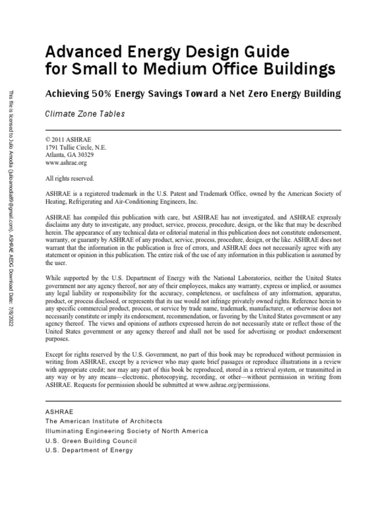 50 AEDG Small To Med Office TABLES | PDF | Heat Pump | Water Heating