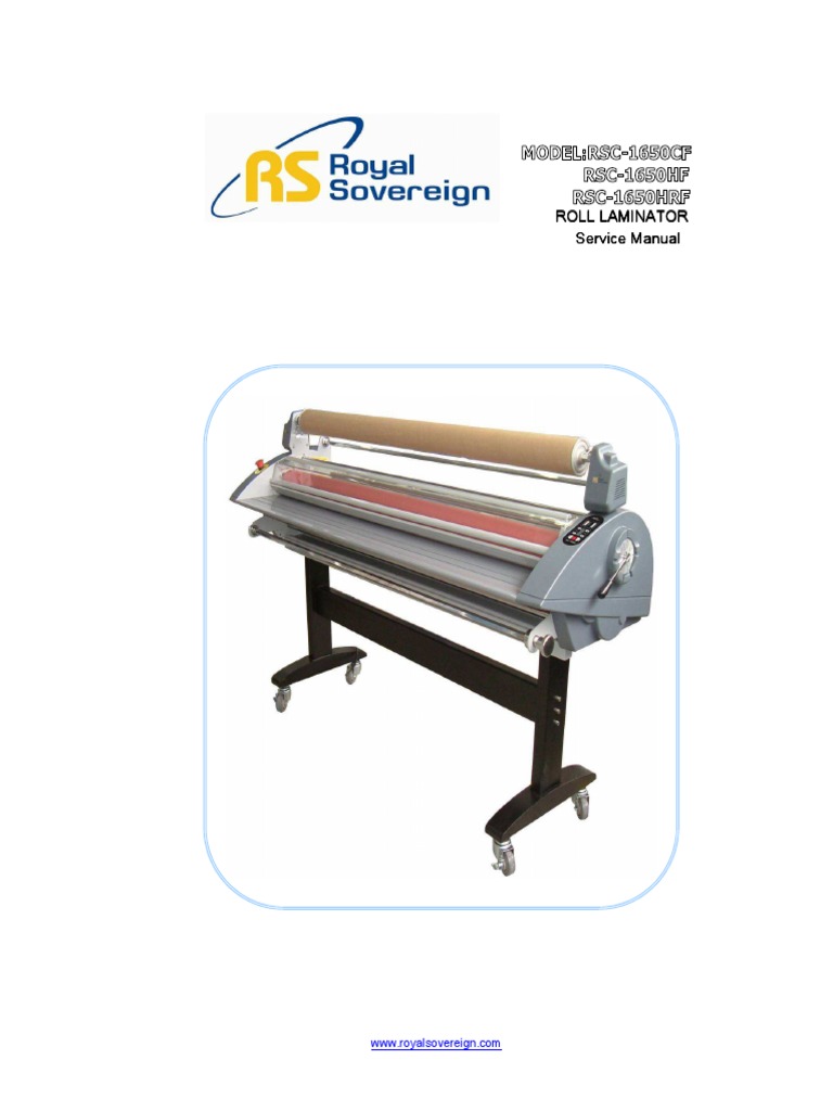 RSC 1650C H Service Manual | PDF | Printed Circuit Board | Fuse ...