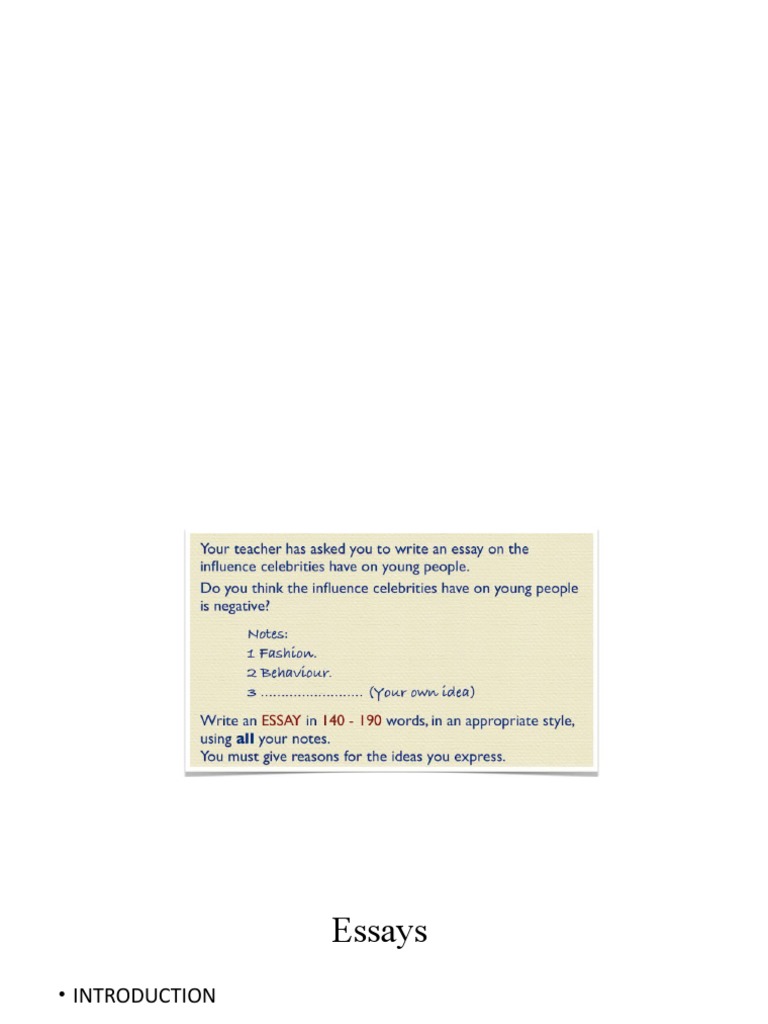 Essay Writing General FCE | PDF