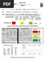 Modified Aldrete Score for Discharge | PDF