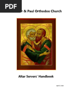 Altar Servers Training | PDF | Altar | Mass (Liturgy)