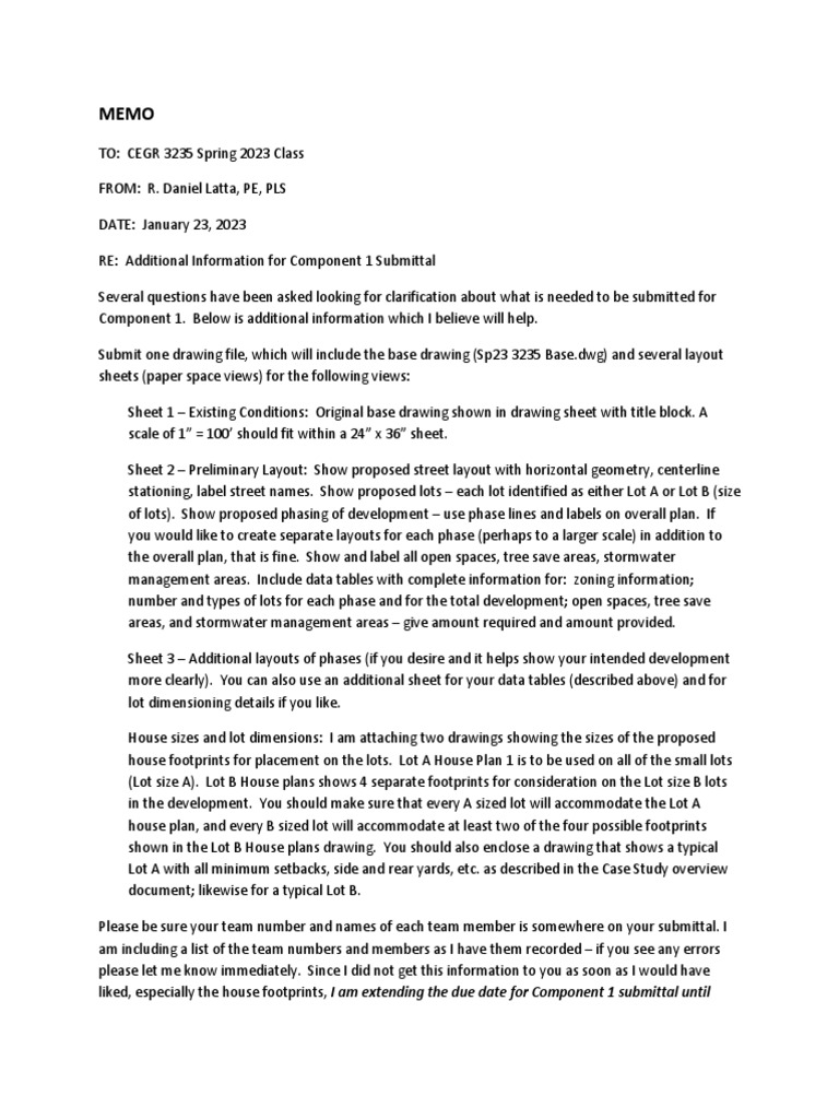 Memo Component 1 Addendum 012323 Pdf