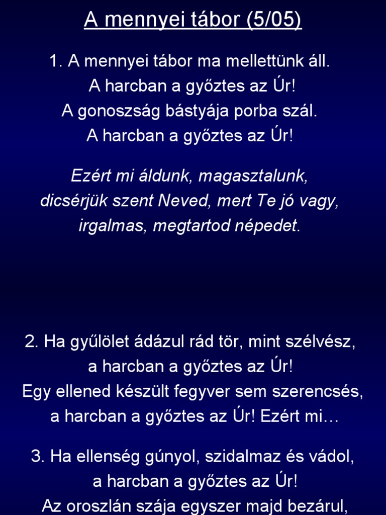 05-5 A Mennyei Tábor | PDF