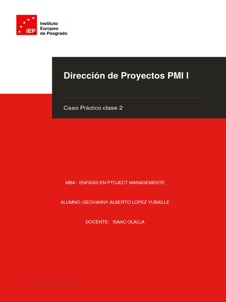 Caso Practico Clase 2 | PDF