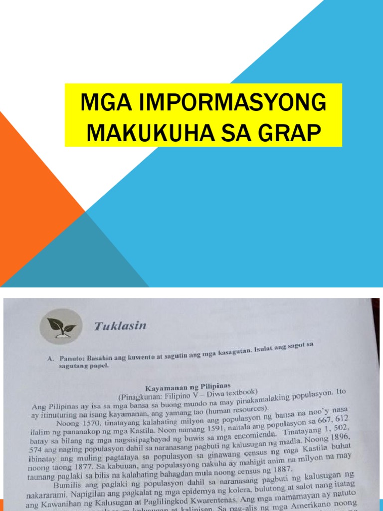 Mga Impormasyong Makukuha Sa Grap | PDF