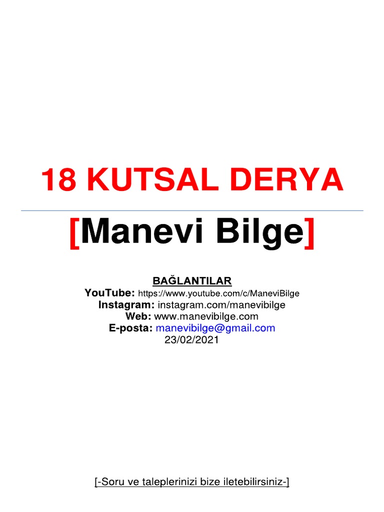 Manevi Bilge | PDF