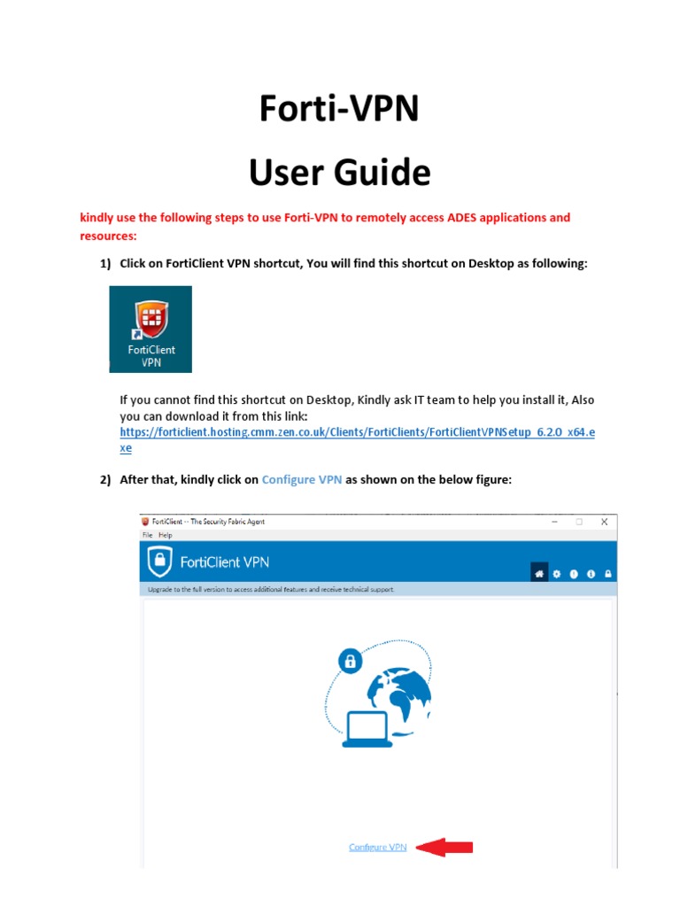 Forti VPN - Guide V21 | PDF