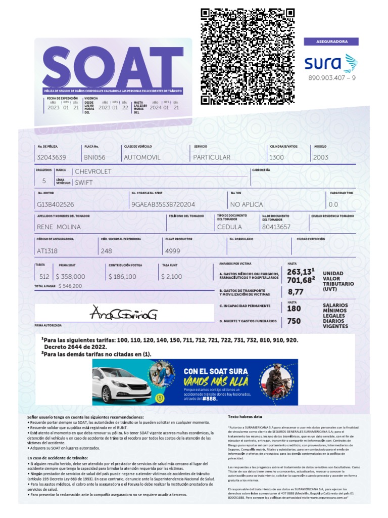 Consulta-Tu-Soat 21 1 2023 | PDF | Seguro | Póliza de seguros