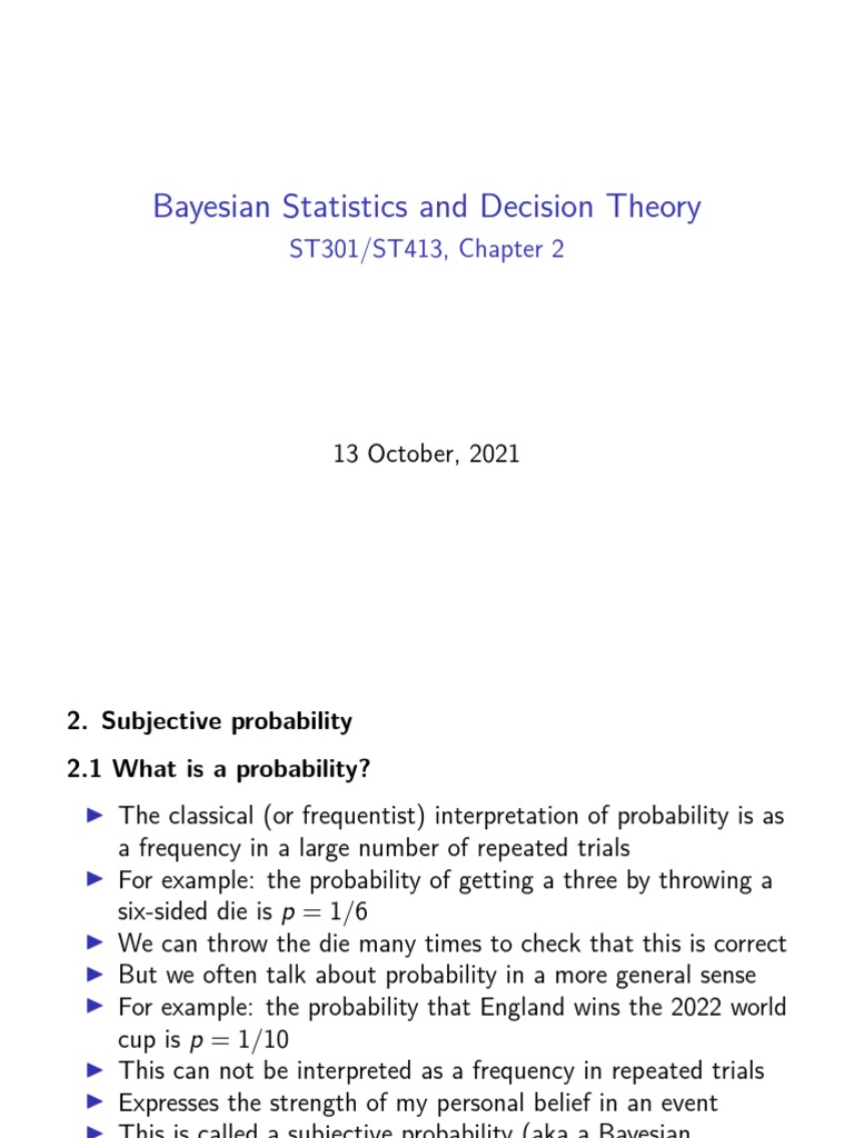Bayesian 2 | PDF | Teaching Methods & Materials | Technology & Engineering