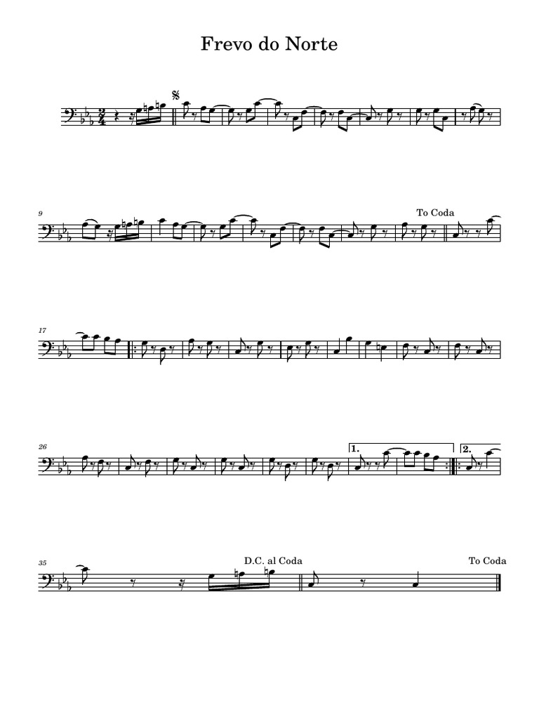 Rhythmic musical composition from northern Brazil featuring elements of ...