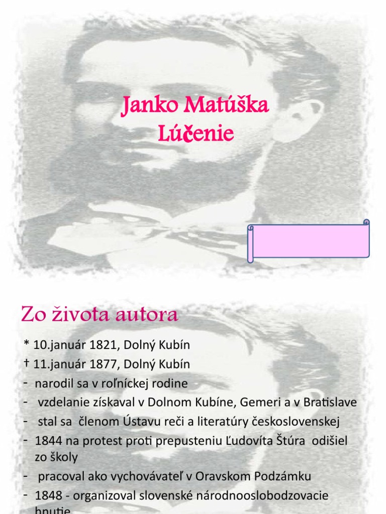 Janko Matuska Lucenie VII. | PDF