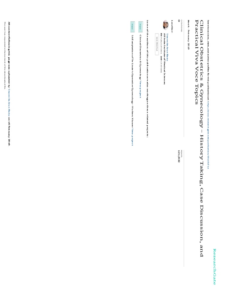 Clinical Obstetrics Gynecology Cover Pdf