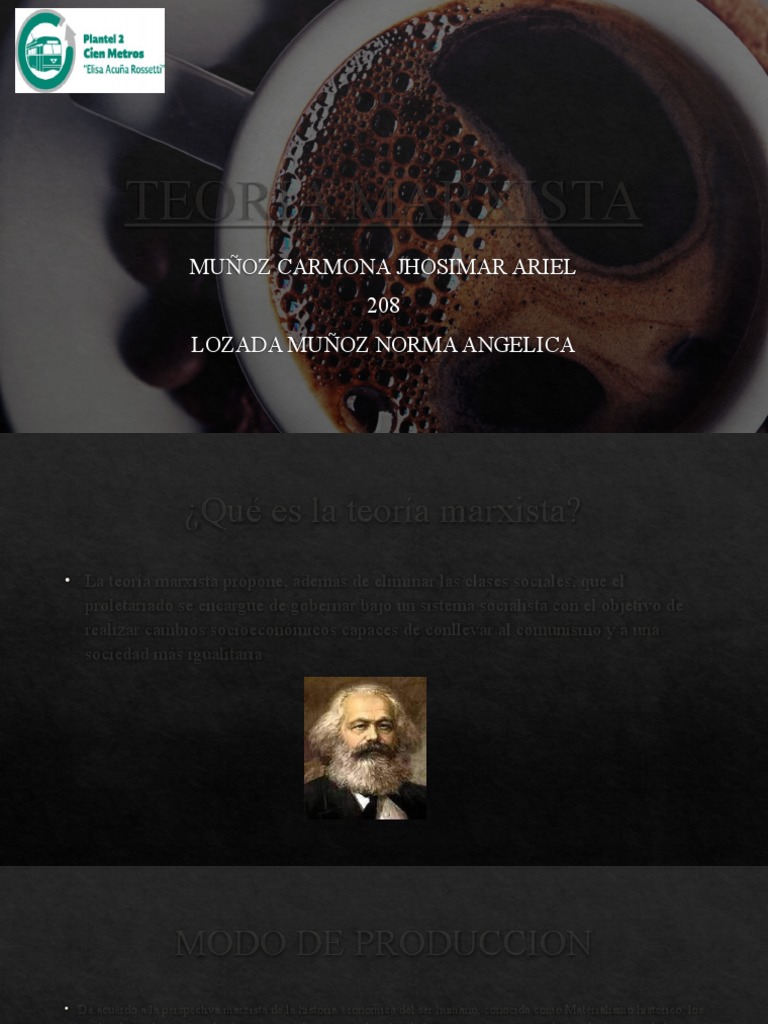 Teoria Marxista | PDF | marxismo | Karl Marx