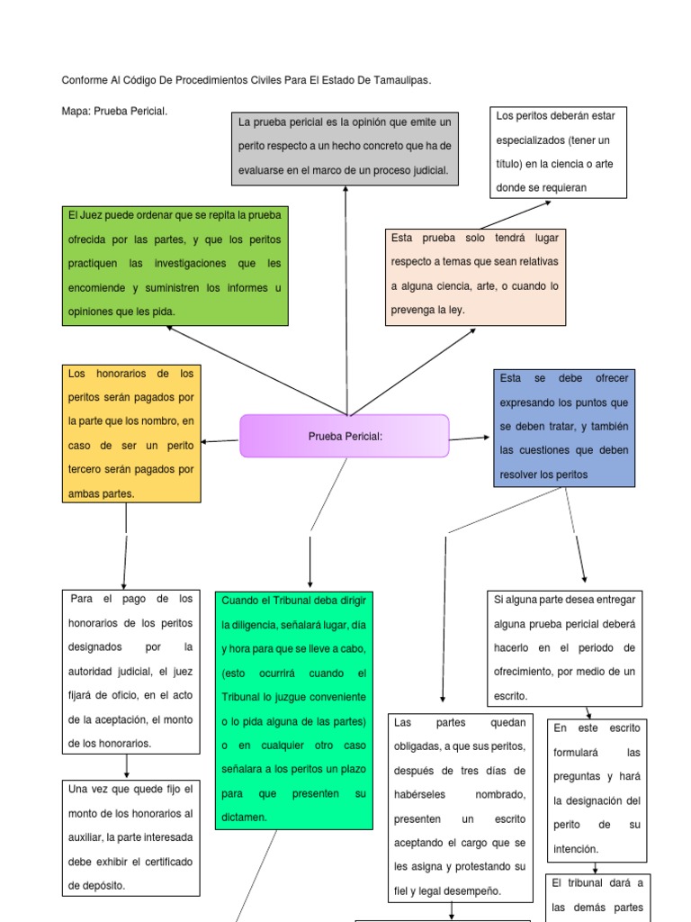 Mapa Prueba Pericial | PDF