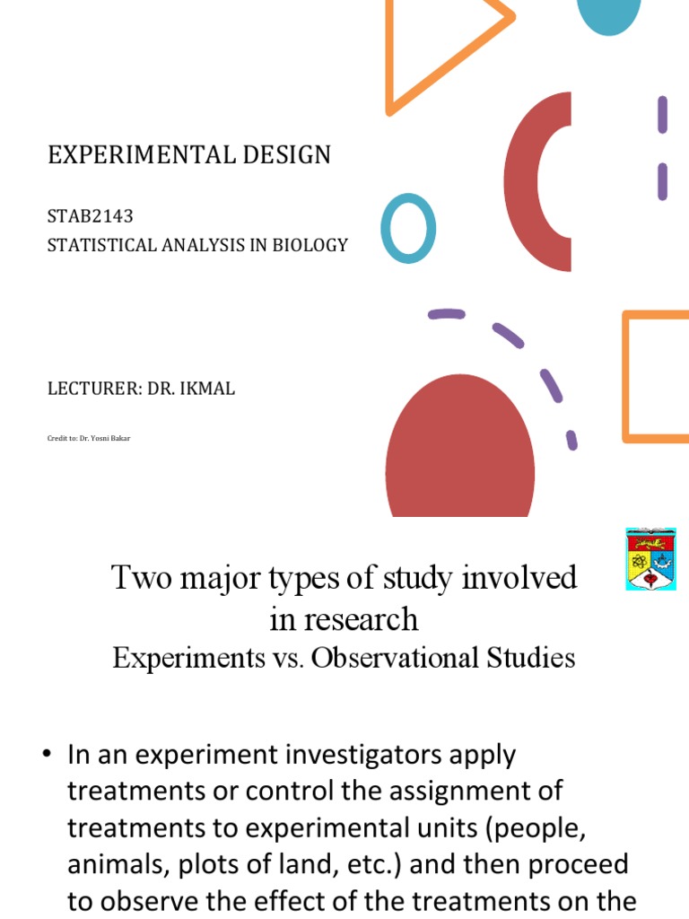 Intro To Experimental Design | PDF | Experiment | Statistics