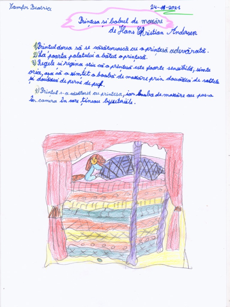 Printesa Si Bobul de Mazare | PDF