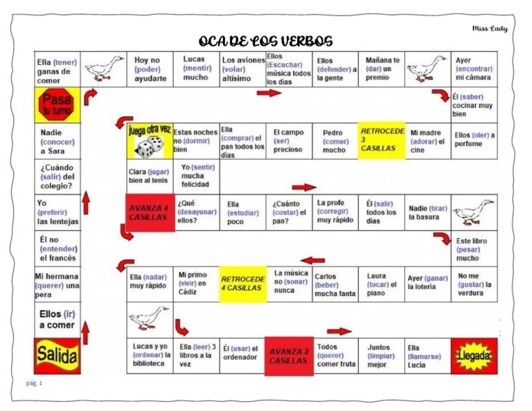 OCA DE LOS VERBOS | PDF