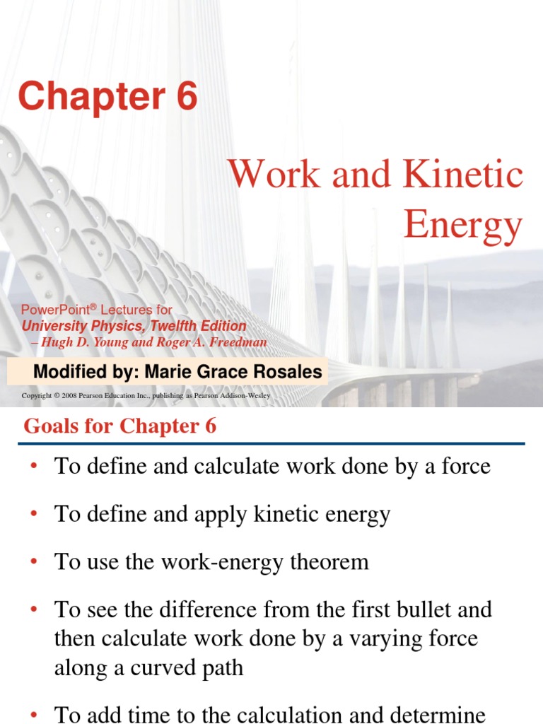 Handout 06-Work and Kinetic Energy | PDF | Force | Kinetic Energy