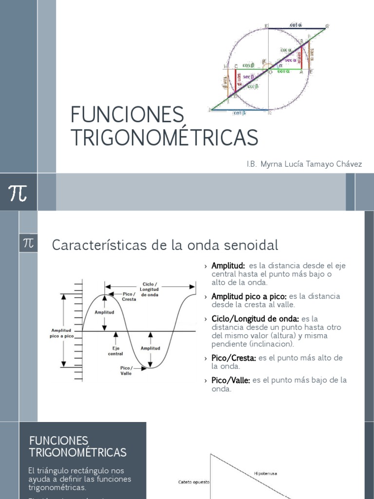 Conceptos Básicos de Trigonometría | PDF | Funciones trigonométricas | Trigonometría