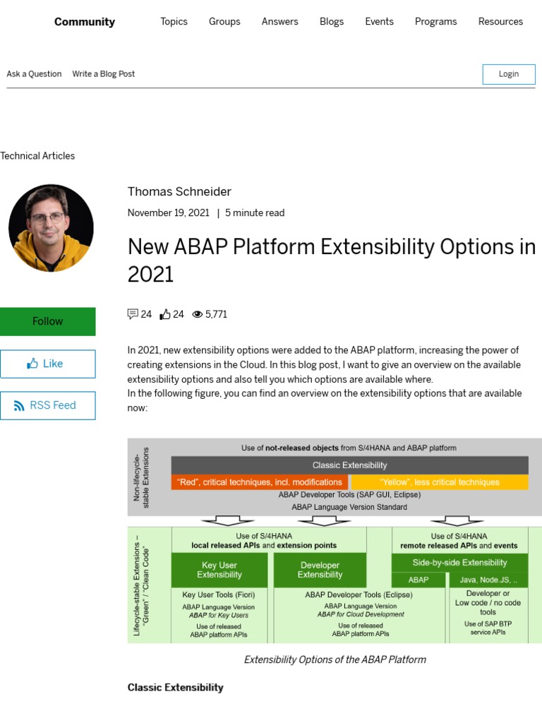 New ABAP Platform Extensibility Options in 2021 | PDF | Computer ... New ABAP Platform Extensibility Options in 2021 | PDF | Computer ...