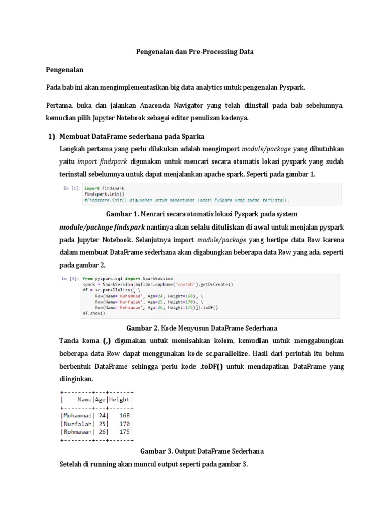 Data Preprocessing in Spark | PDF