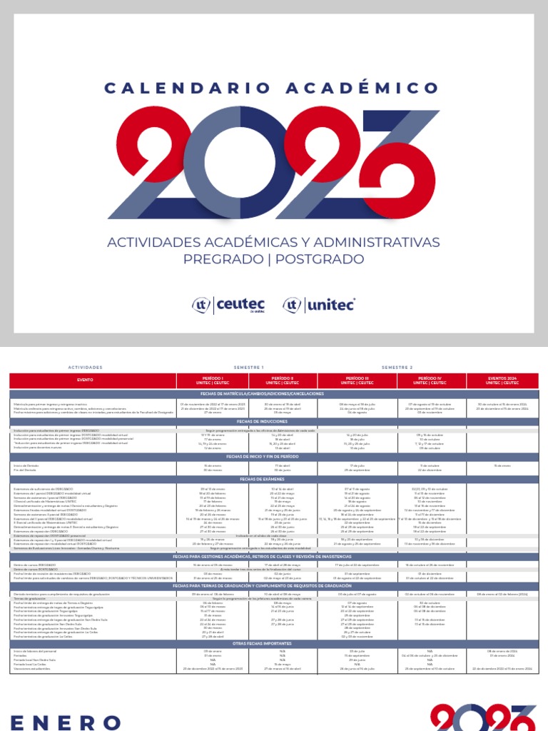 Calendario Academico | PDF