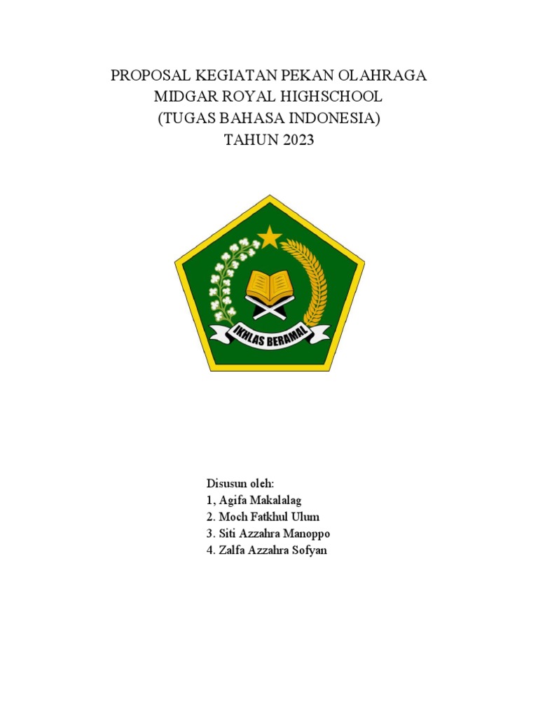 Proposal Kegiatan Pekan Olahraga-1 | PDF