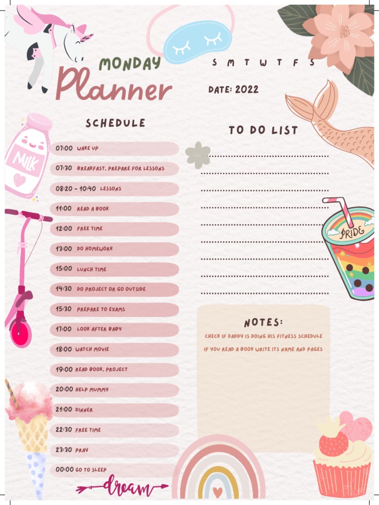 My Daily Planner | PDF