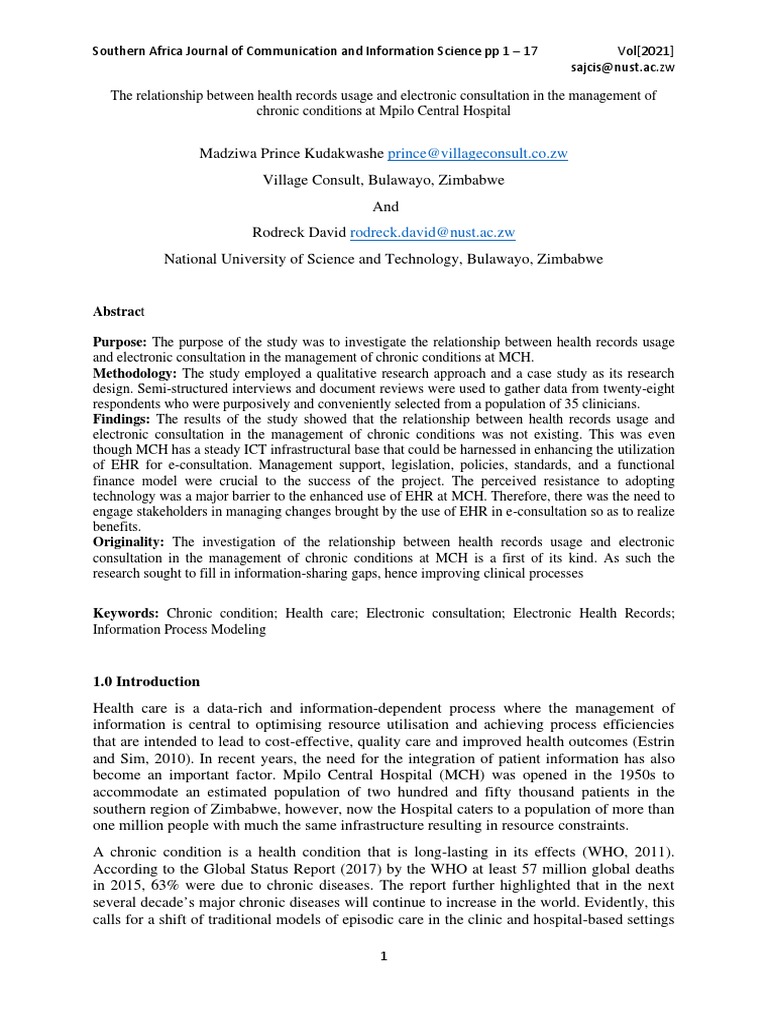 The Relationship Between Health Records Usage and Electronic ...