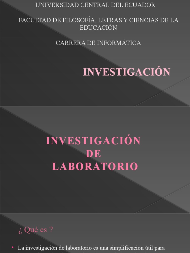 Investigacion de Laboratorio | PDF