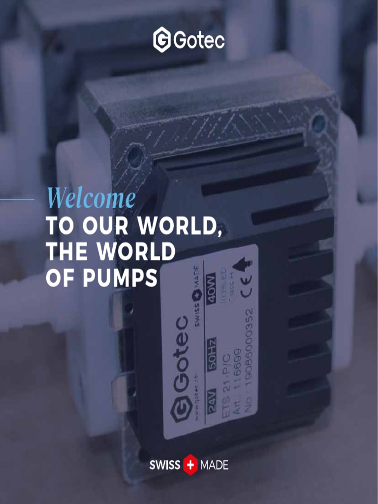 Catalogue General Gotec | PDF | Pump | Alternating Current