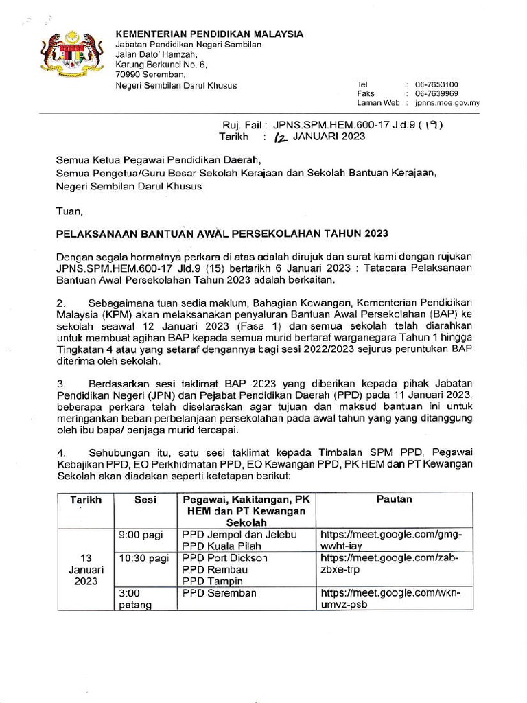 Pelaksanaan BAP 2023 | PDF