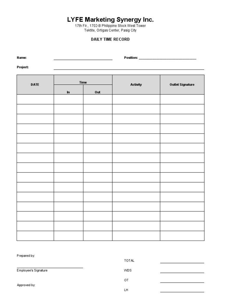 Lyfe DTR & Transpo Form-1 | PDF