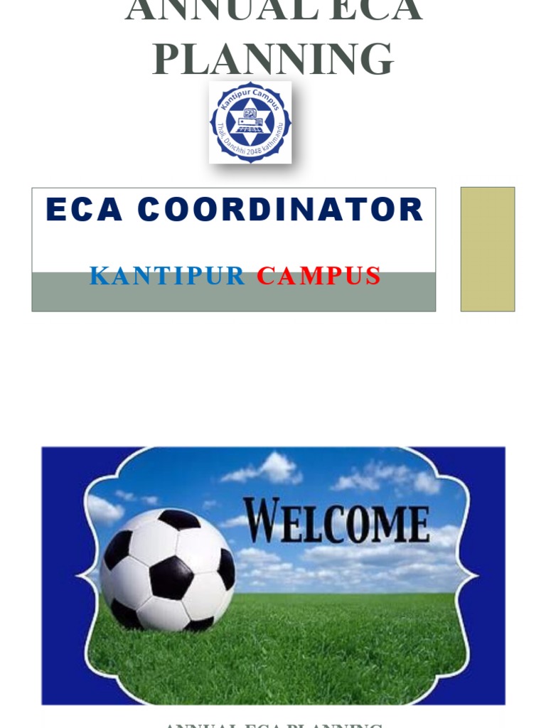 Annual ECA Planning | PDF