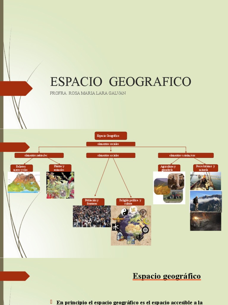 PPT, Espacio Geografico | PDF | Geografía | Paisaje