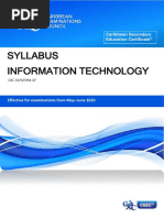 CSEC_Information_Technology_Syllabus | PDF | Spreadsheet | Computer Network