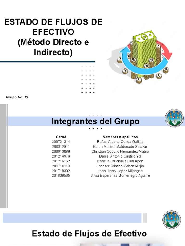 G12-Sip-Estado de Flujos de Efectivo | PDF | Dinero | Economias