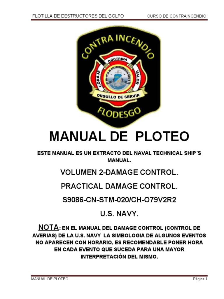 Manual Ploteo Modif. | PDF | Destructor | Buques