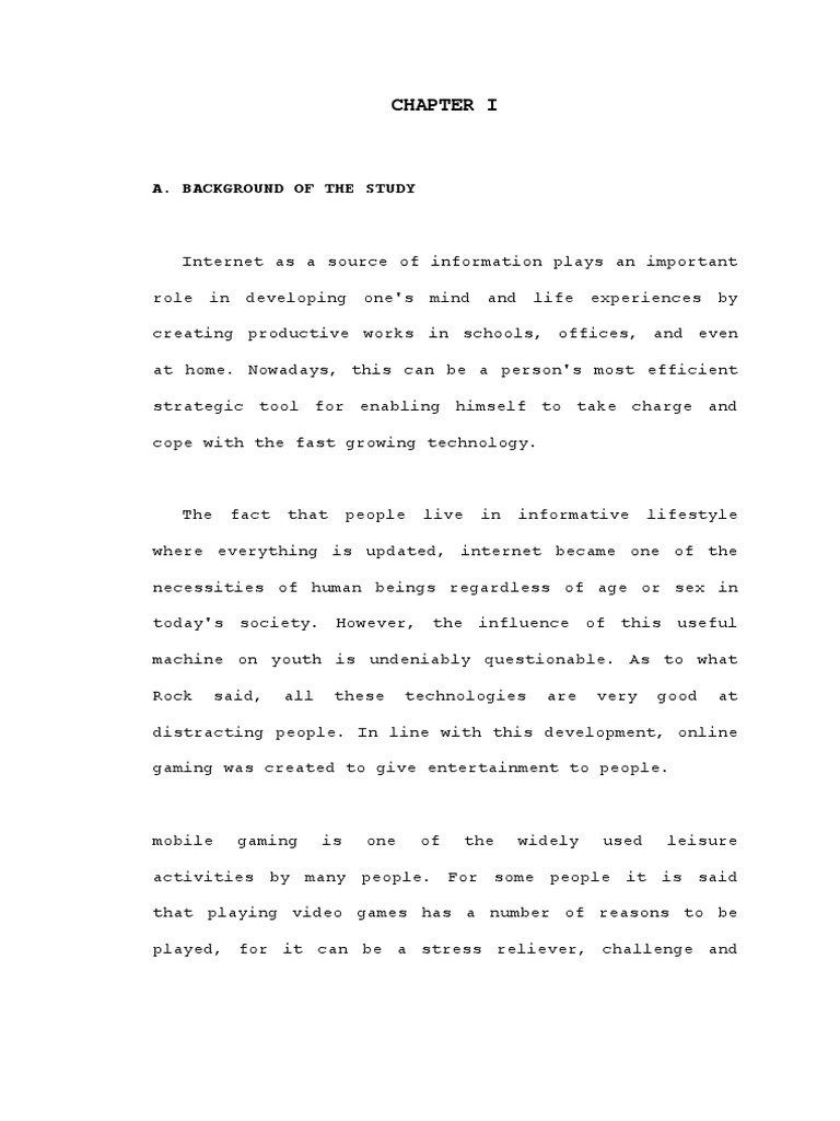 The Impact of Mobile Gaming To The Academic Performance of Grade 12 Students of ISAP-K. | PDF