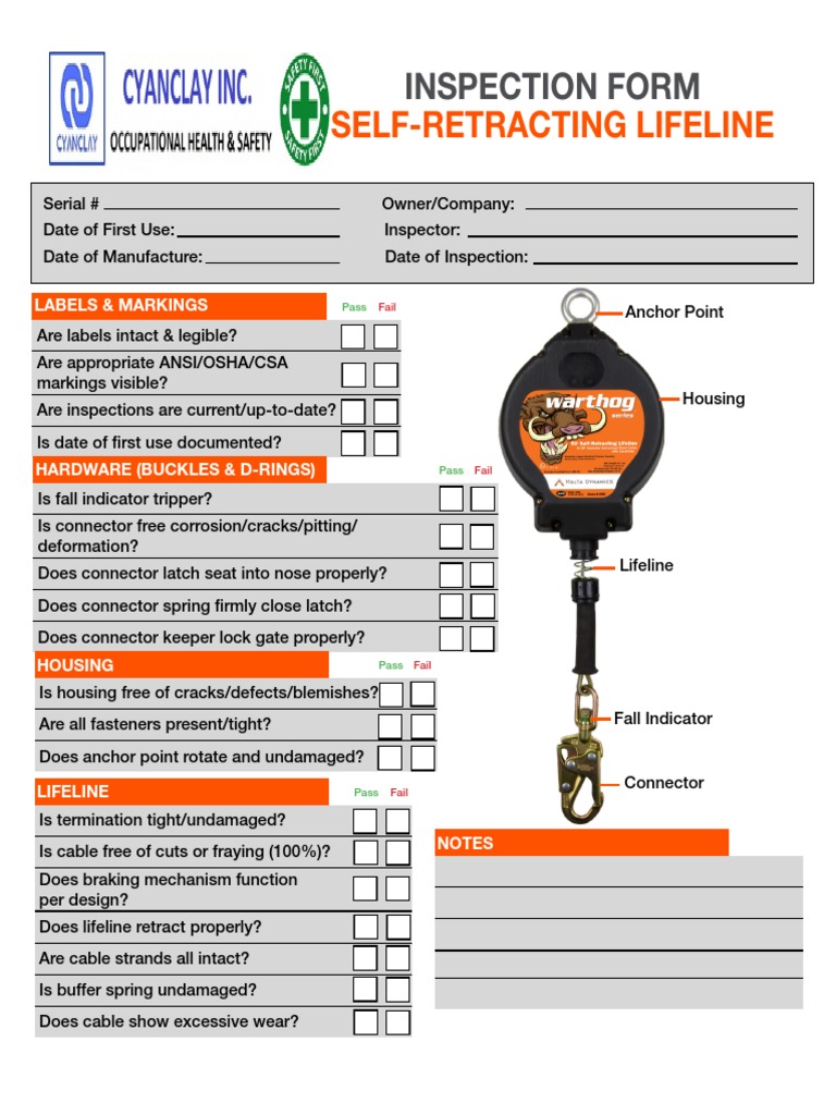 Inspection Form SRL-Fillable | PDF
