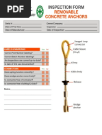 Lanyard and Harness Inspection Checklist | PDF